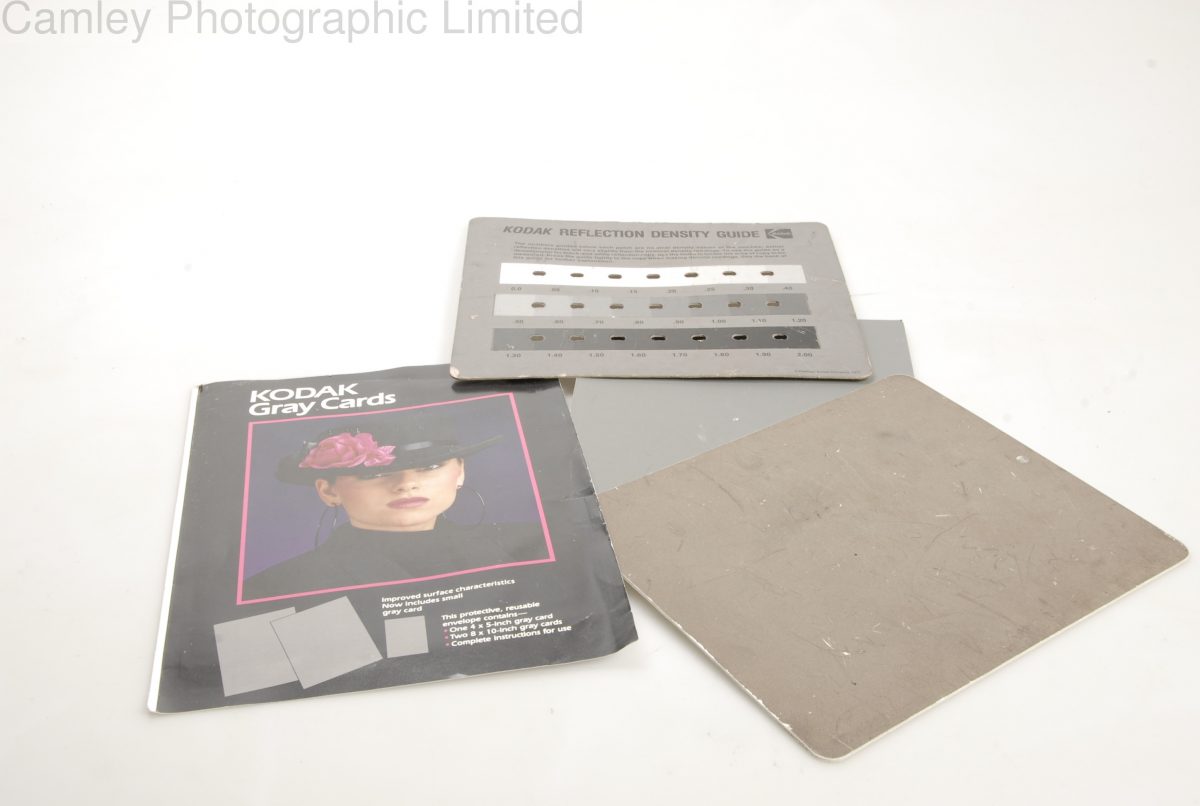Kodak 8×10 Gray Cards & Reflection Density Card. Condition – 6E [5162 ...