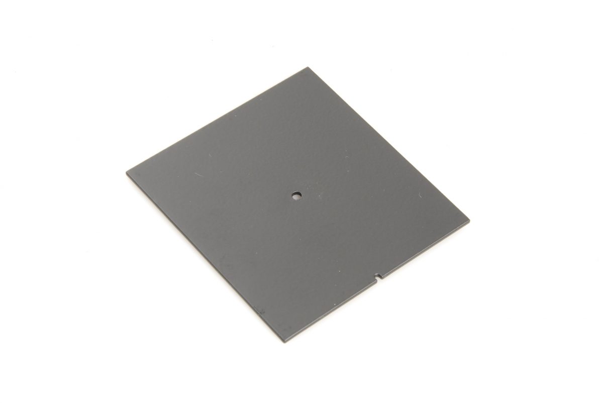 Linhof 23 Lens Board. 74mm x 82mm; No shutter hole. Graded: NEW [#084.X ...