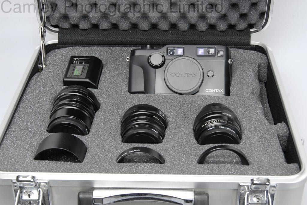 Contax G2 Millenium Kit Case 28mm 45mm 90mm. Condition – 3E [2522 ...