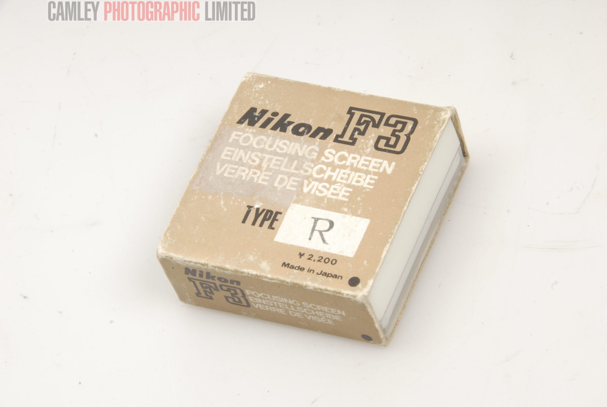 Nikon F3 Screen R. Condition – 4E [6779] – Camley Photographic Limited