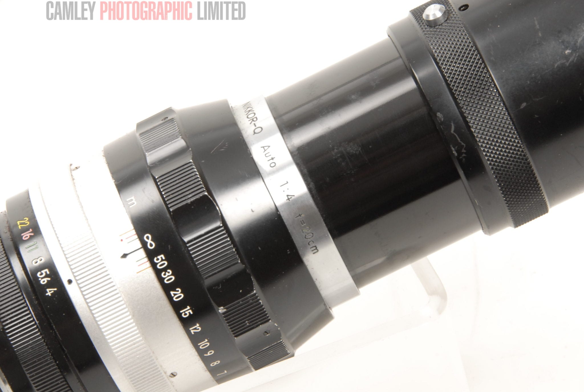 Nikon f4 20cm 200mm pre-AI manual focus lens. Graded: BGN [#6857 ...