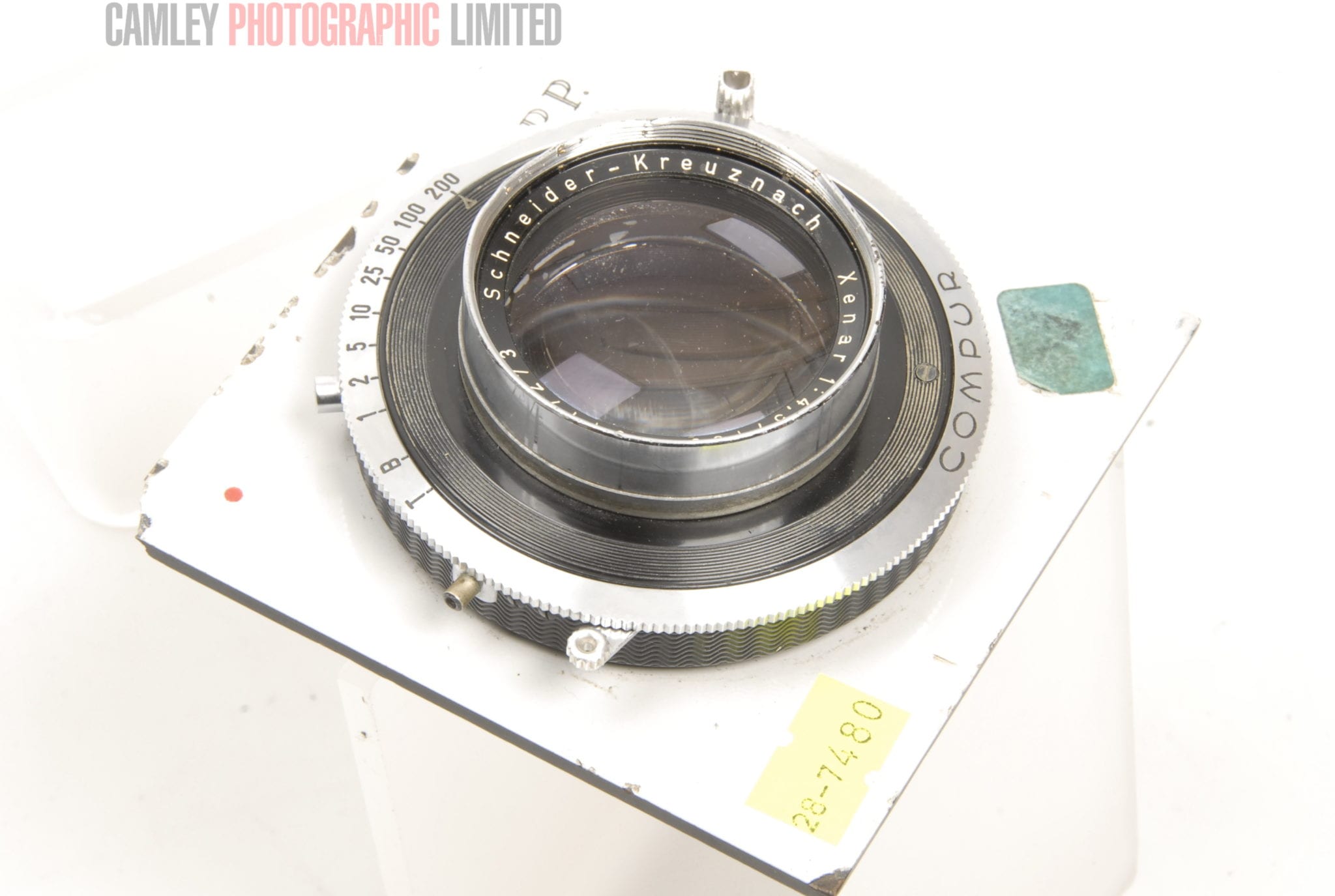 Compur Shutter w/ Xenar 180mm & MPP Lens Board. Graded: EXC- [#7480 ...