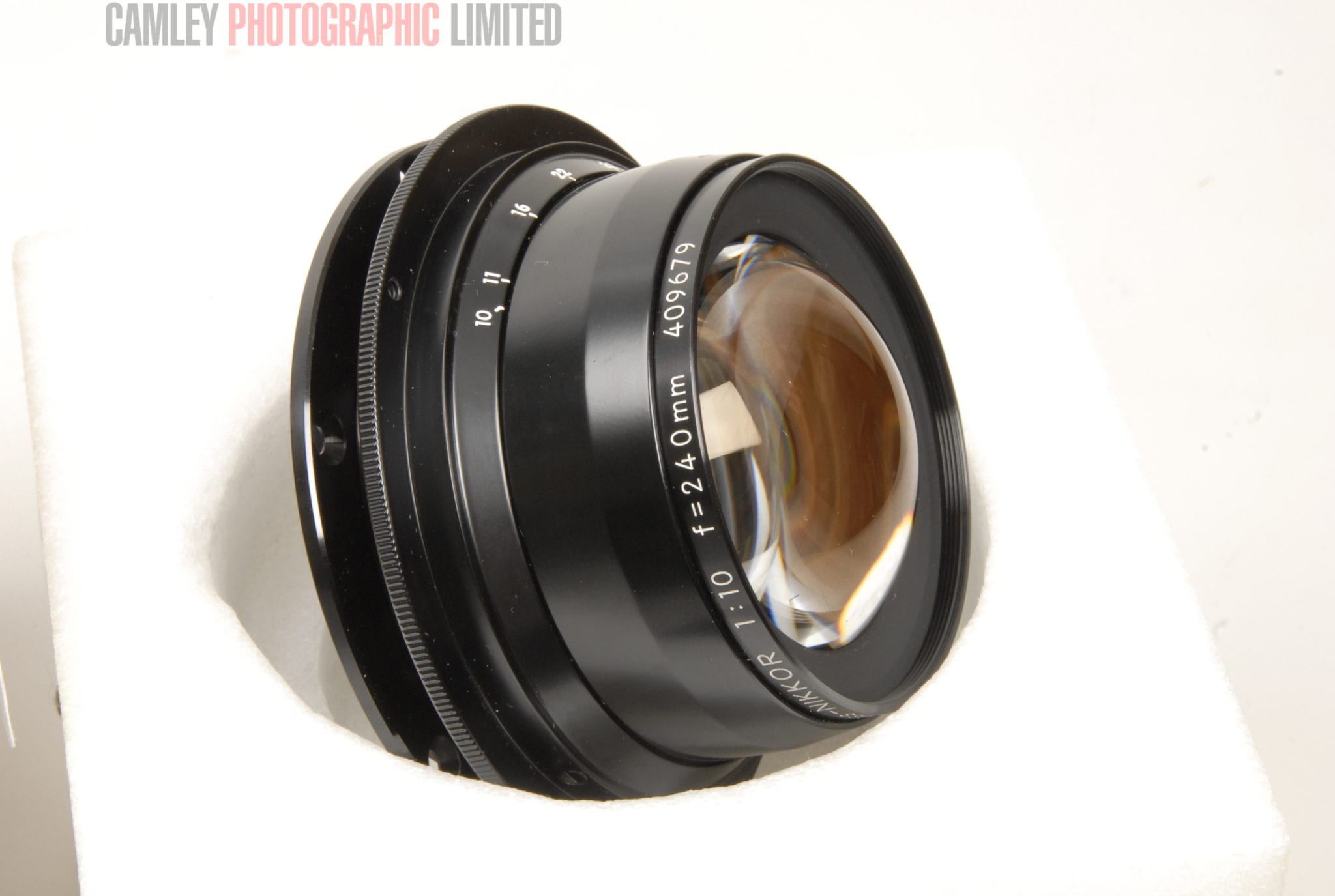 Nikon Process-Nikkor f10 240mm Lens. 720mm image circle!. Graded: LN ...