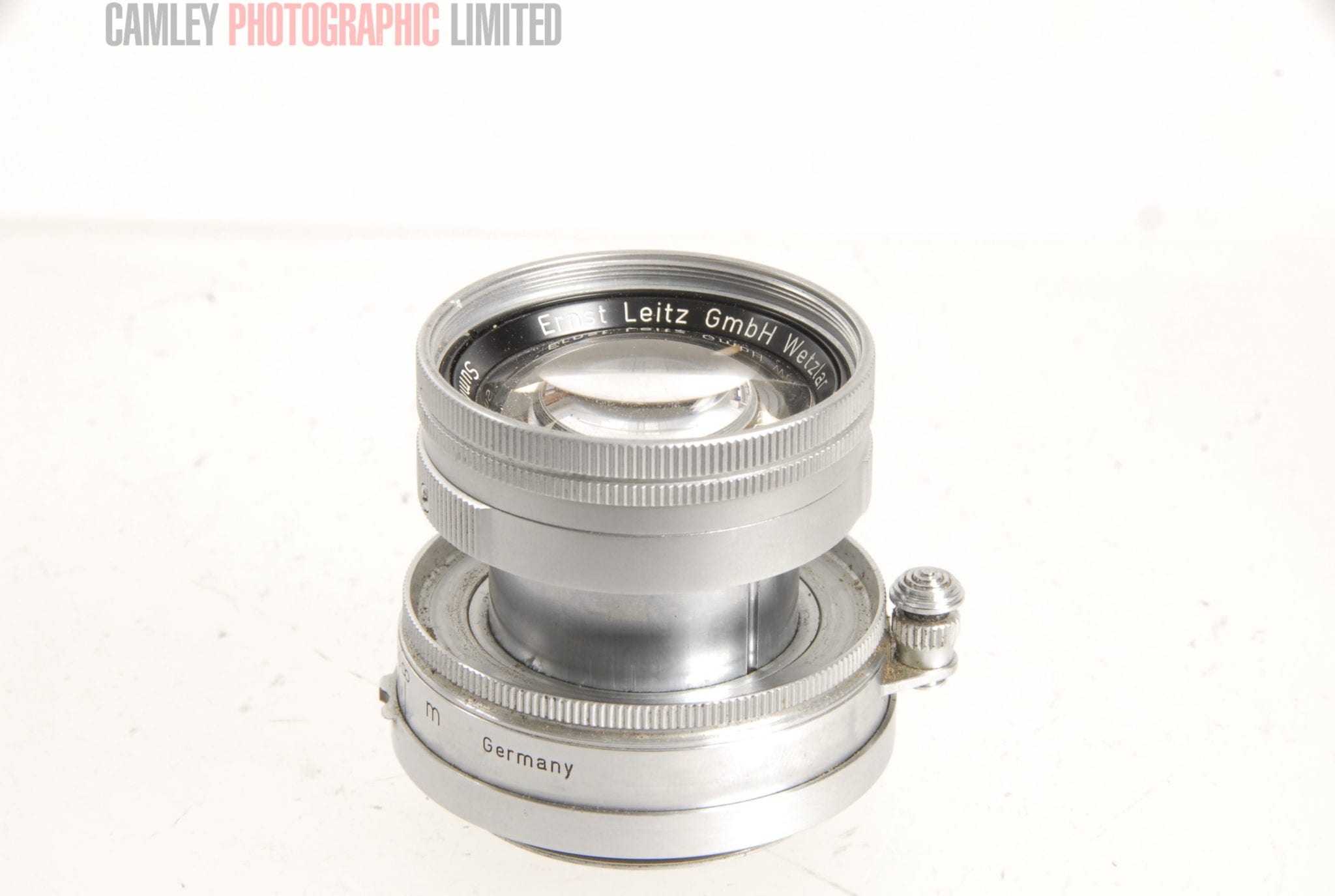 Leica 50mm (5cm) f2 Summicron LTM Lens. Flawed. Graded: BGN [#7689 ...