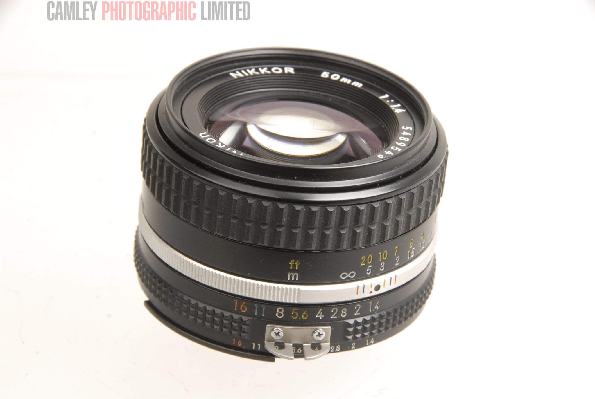 Nikon AIS 50mm f1.4 Lens. Graded: EXC [#8069] Camley Photographic