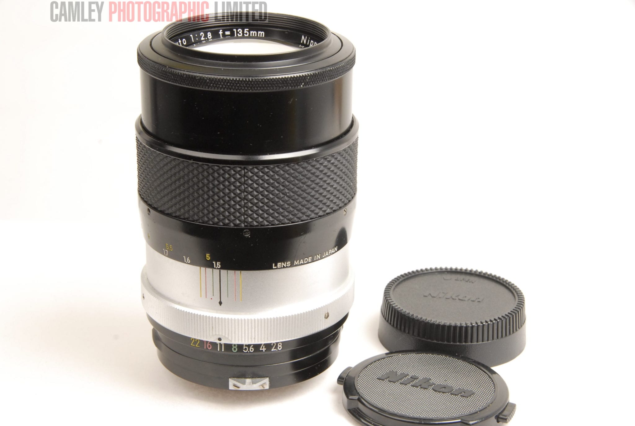 Nikon EARLY NAI pre-AI f2.8 135mm manual focus lens. Graded: EXC+ ...