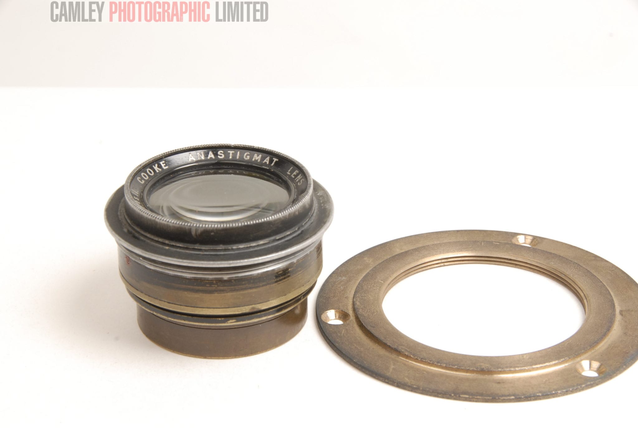 TTH Cooke Series II Anastigmat f4.5 6 inch Brass Lens. Graded: EXC ...