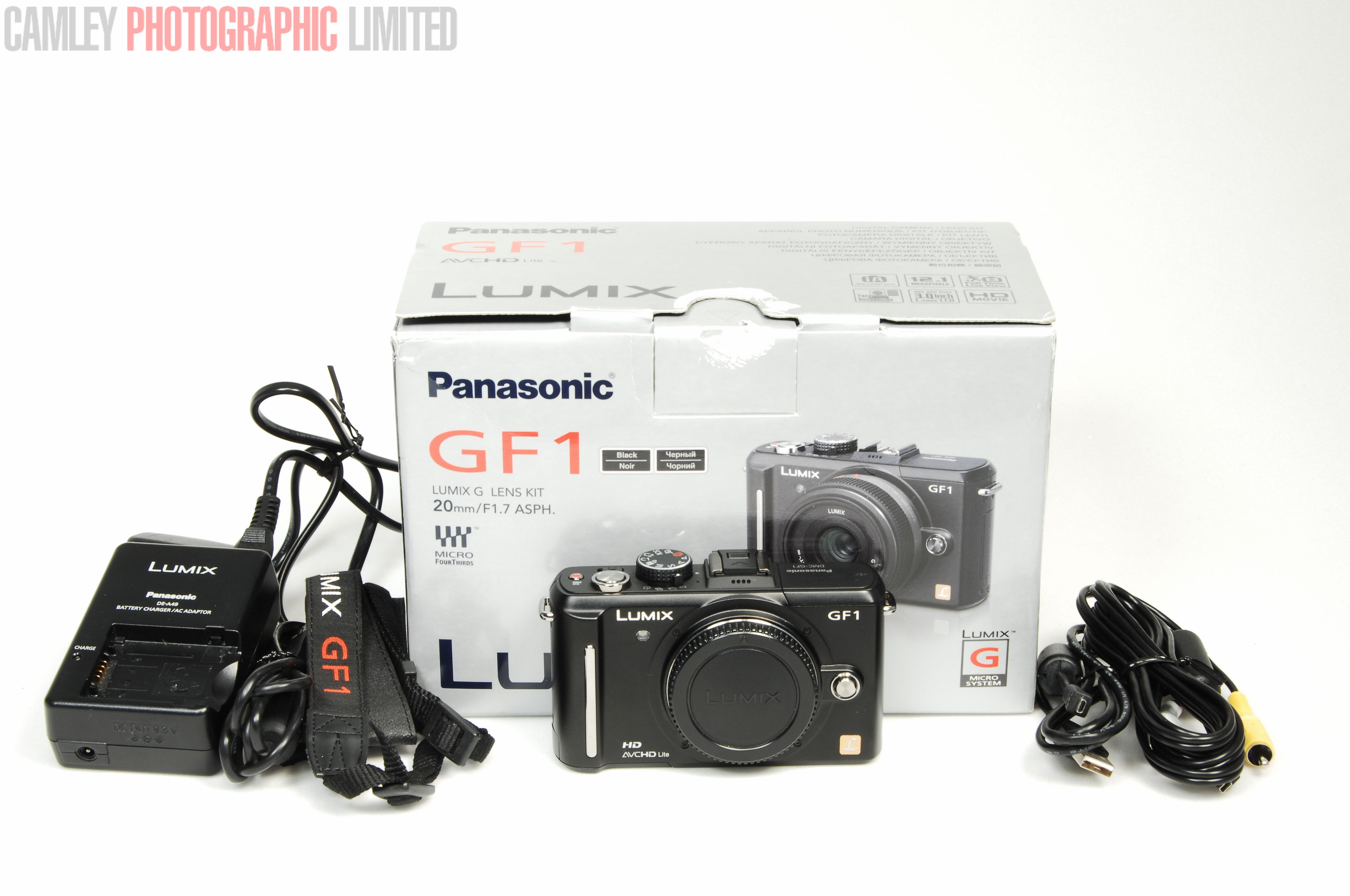 Panasonic GF1 Compact Digital Lumix Body. Boxed. Graded: EXC+ [#9613 ...