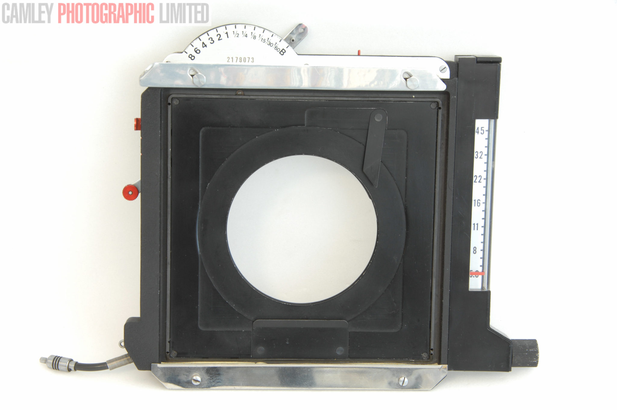 Sinar Copal DB Shutter and Release plus Extension (521.31). Graded ...